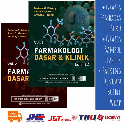 Jual Farmakologi Dasar & Klinik - Bertrand G. Katzung (Original) - Kota Yogyakarta - Ladang_Buku ...