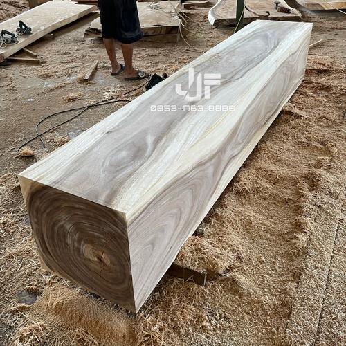 Jual Bangku bench kayu balok besar solid 250 cm x 45 x 45 - Kab. Jepara ...