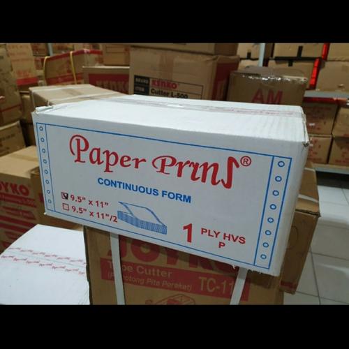 Jual Paper Print Continuous Form 1 Ply Rangkap 1 Full / 1 Rangkap Bagi ...