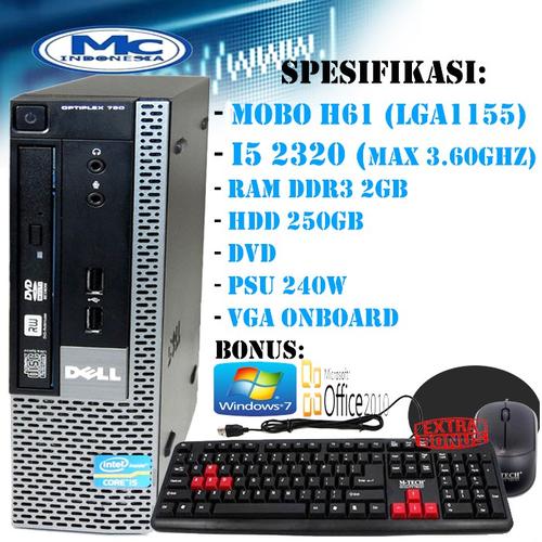 Jual PC Build Up Dell Optiplex Siap Pakai [Office / Sekolah] - Kota ...