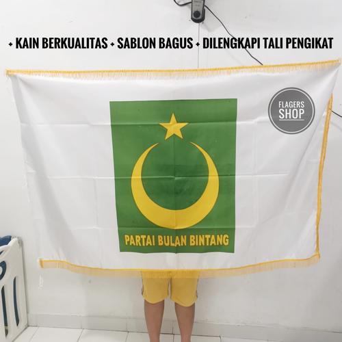 Jual BENDERA PARTAI PBB / PARTAI BULAN BINTANG 100x150 CM - UKURAN ...