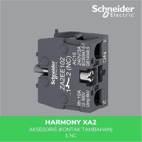 Jual SCHNEIDER ELECTRIC XA2 CONTACT BLOCK 22mm 1NC ZA2EE102 - Kab ...