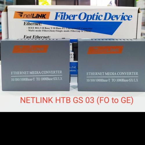 Jual Netlink HTB-GS-03-A/B Gigabit Media Converter (FO to GE) - Kota ...