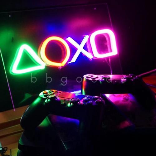 Jual LAMPU LED NEON PLAYSTATION / LAMPU DEKORASI KAMAR PLAYSTATION ...