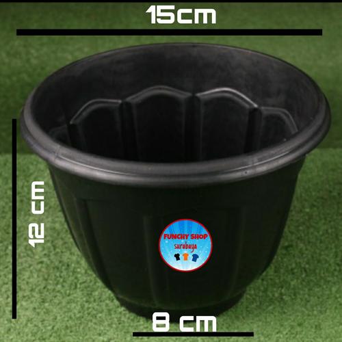 Jual POT BUNGA MINI 15CM - POT TANAMAN - POT BUNGA PLASTIK - POT ...