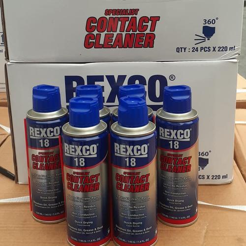 Jual Rexco 18 Contact Cleaner 220 Ml / Pembersih Elektrik - 220 Ml ...