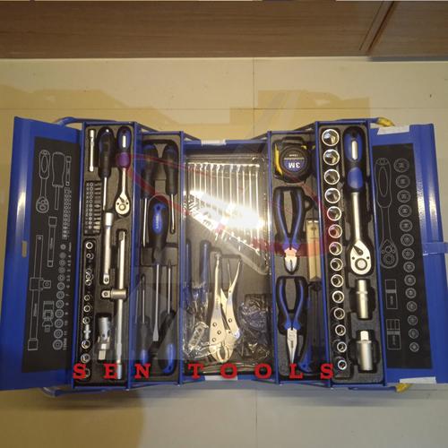Jual Tool Kit Set Box Metal Isi 91 Pcs Kunci Set Lengkap Alat Alat ...