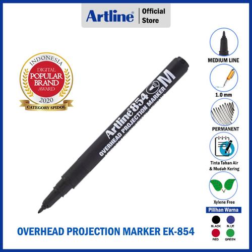 Jual SPIDOL ARTLINE PERMANENT OHP OVERHEAD PROJECTION MARKER EK-854 ...