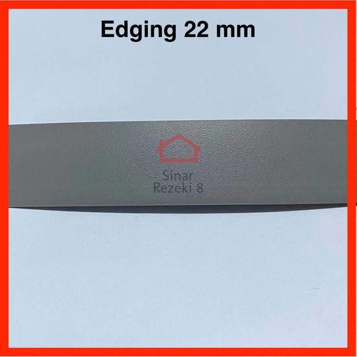 Jual Edging HPL 806-91 ABU 2 x 22 mm PVC Pinggiran Meja Kayu Woodgrain ...