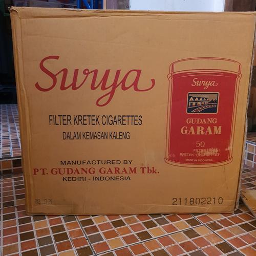 Jual Kardus bekas besar uk. kardus rokok kaleng surya - Kab. Sidoarjo ...