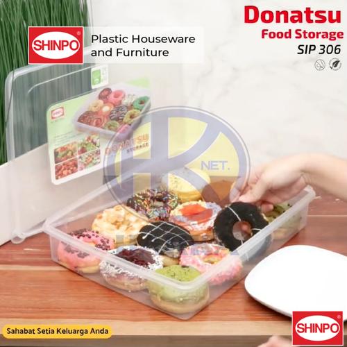 Jual KOTAK DONAT DONATSU 6L (Toples/Tempat Multifungsi) - SHINPO SIP ...