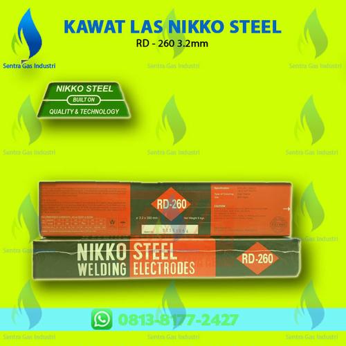 Jual Kawat Las Nikko Steel Termurah - RD-260 3.2mm X 350mm Isi 5Kg - Kota Bekasi - Sentra Gas ...