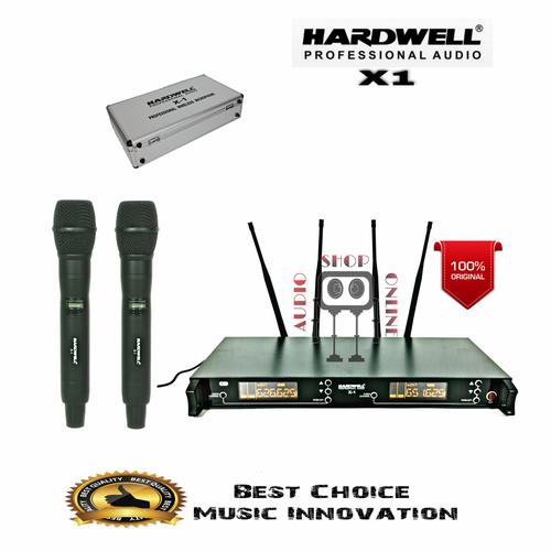 Jual Mic Wireless Hardwell X1 Multi Channel Microphone - Hitam ...