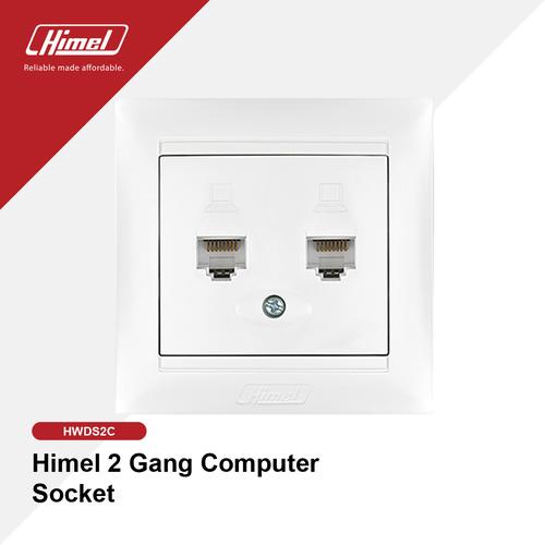 Promo Himel 2 Gang Computer Socket - Jakarta Pusat - Himel Official Store | Tokopedia