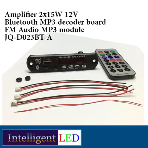Jual Amplifier 2x15W 12V Bluetooth MP3 Decoder Board FM Audio MP3 ...