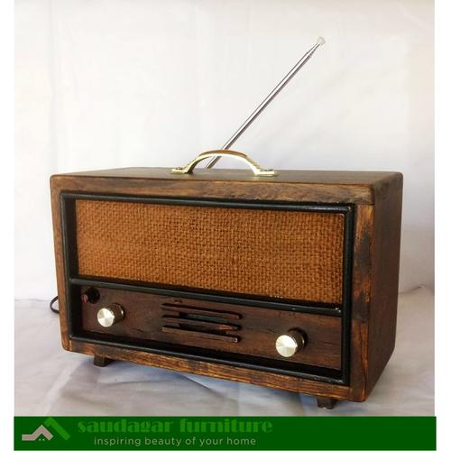 Jual Radio Kayu Modul Manual Desain klasik dan antik mono Radio FM ...
