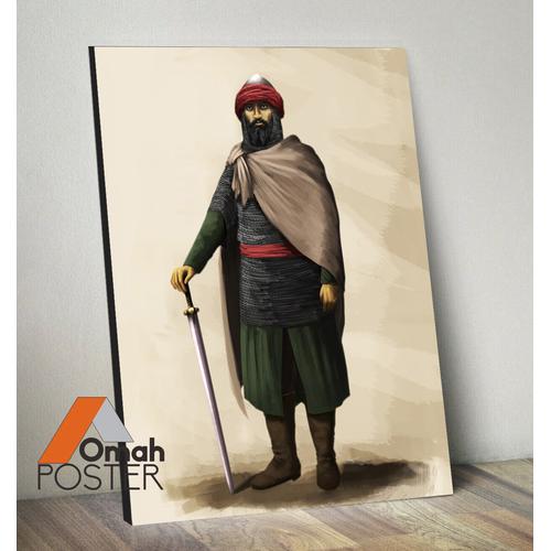 Jual Hiasan Dinding - Poster Kayu - Poster Tokoh KHALID BIN WALID - Kab ...
