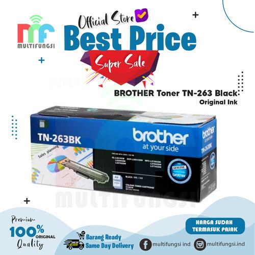 Promo Brother Toner TN-263BK Original Black for DCP-L3551CDW TN-263 ...