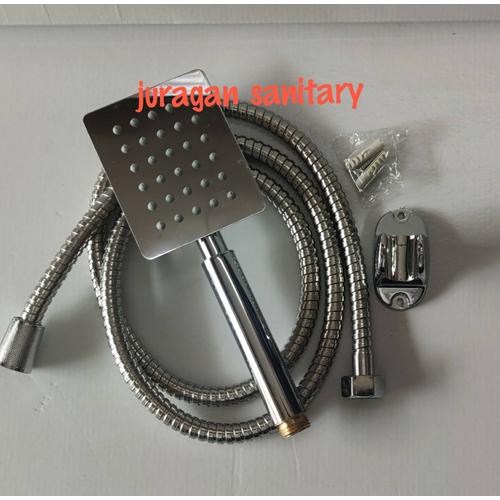Jual Handshower / Shower Mandi Minimalis Full Stainless Kotak - Jakarta ...
