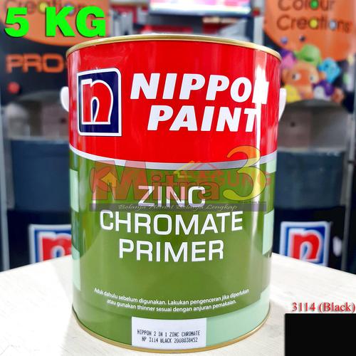 Jual Nippon ZINC CHROMATE 3114 BLACK Protective Cat Dasar Anti Karat ...