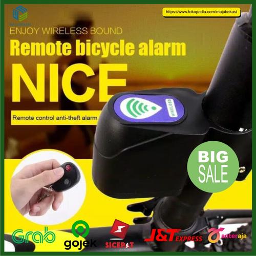 Jual Alarm Sepeda Remote / Gembok Kunci Sepeda Motor Anti Maling ...