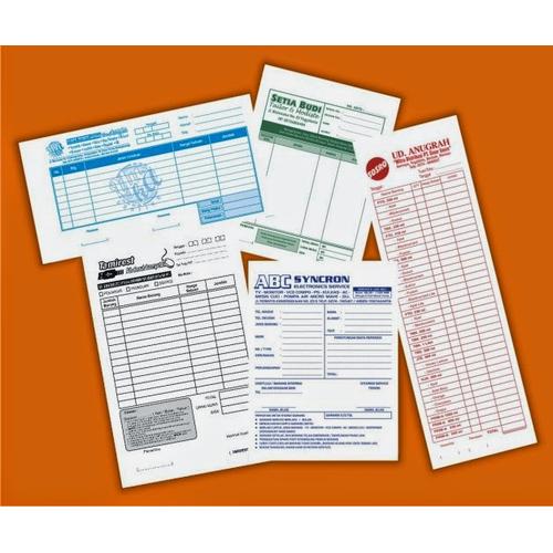Jual Nota / Kwitansi 1 Ply HVS / Design Custom / 1 Rim - CETAK 3 WARNA ...