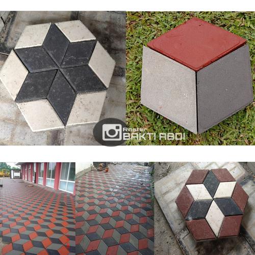 Jual paving block 3d 3 warna - Kota Tangerang - rosterplered | Tokopedia