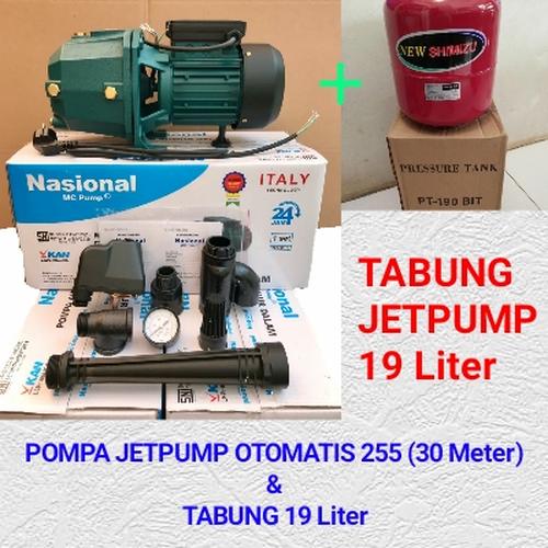 Jual pompa air jet pump otomatis 255-30 meter (termasuk tabung ...