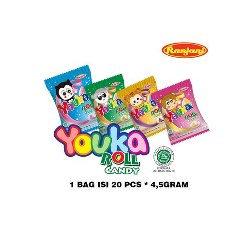 Jual YOUKA ROLL Candy Permen Ranjani - stroberi anggur - Jakarta Utara ...