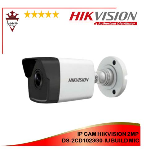 Jual Kamera CCTV IP CAMERA HIKVISION DS-2CD1023G0-IU IP CAM 2MP BUILD MIC - 2CD1023G0-IUF - Kota ...