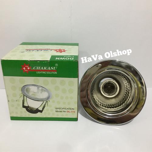 Jual FITTING DOWNLIGHT CHAKASU/HATASU DL-773 (3.5 inch) SILVER - Kota ...