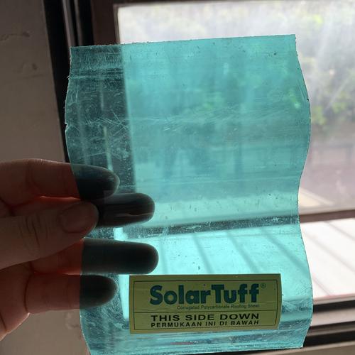 Jual ATAP SOLARTUFF lebar efektif 75cm GELOMBANG ROMA / BULAT - Hijau ...
