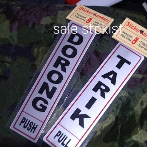 Jual stiker alumunium semi plat dorong tarik - TARIK - Jakarta Utara ...