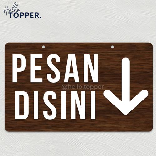 Jual Pesan Disini Sign Unik Kayu| Signage Kayu Resto | Papan Kayu ...