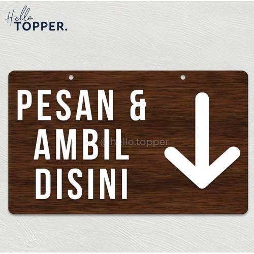 Jual Pesan & Ambil Disini Sign Unik Kayu| Signage Kayu Resto | Papan ...