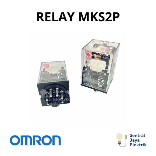 Jual RELAY MKS2P 220VAC 10AMPERE OMRON ORIGINAL - Jakarta Pusat - Sentral Jaya Elektrik | Tokopedia