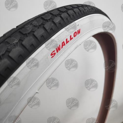 Jual Ban Luar Sepeda 26 x 1.75 (42-559) HITAM PUTIH. SWALLOW DELI TIRE - S-141 HIT PUTIH - Kab ...