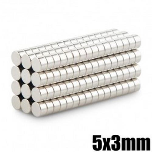 Jual Besi Berani Strong Neodymium Magnet NdFeB N35 Diameter 5x3mm ...