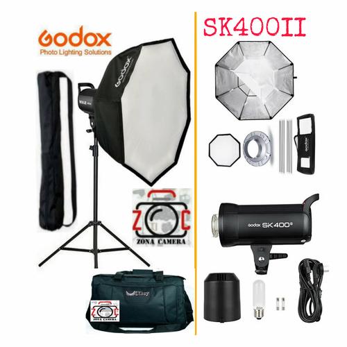 Jual Paket Godox SK400II Softbox Octa 120 Lighting Studio Foto Lampu ...