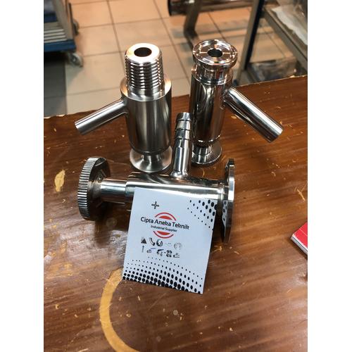 Jual Sampling Valve sanitary ss316 1/2 inch - 1 inch - 1/2" ferrule ...