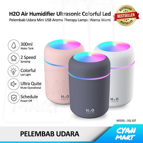 Jual Pelembab Udara H2O Air Humidifier Ultrasonic Aroma Therapy ...