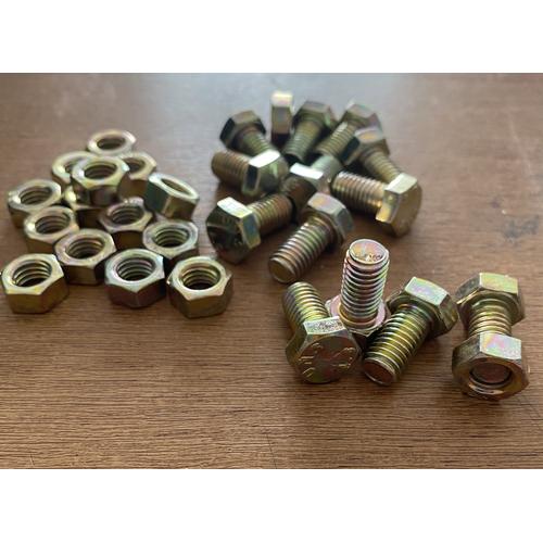 Jual BAUT MUR M8 x 15 . MUR BAUT BESI SIKU WARNA KUNING - Kab. Bandung ...