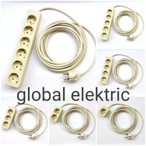 Jual stop kontak uticon 1 2 3 4 5 6 lubang colokan kabel eterna 2 m meter - Kota Tangerang ...