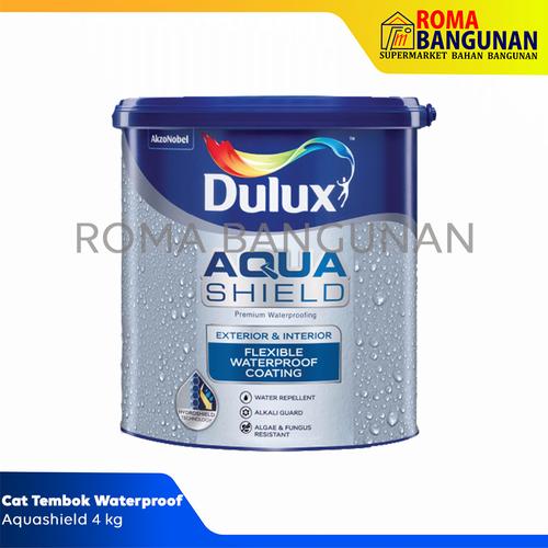 Jual Cat Tembok Waterproof Dulux Aquashield 4kg - Abu Muda - Kab ...