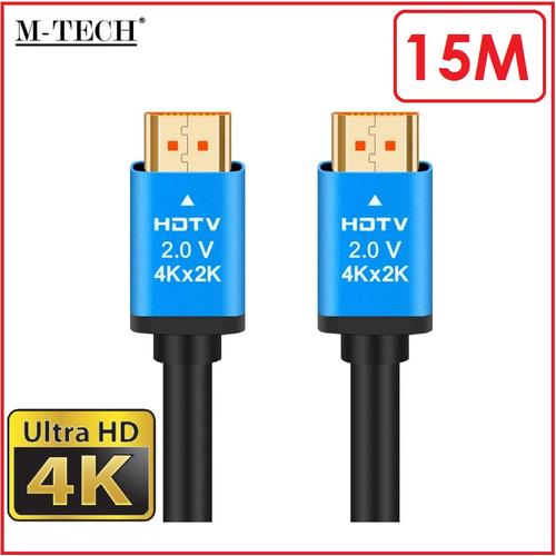 Jual Kabel HDMI 15M 4K ULTRA HD Premium V2.0 15 Meter M-TECH - Jakarta ...