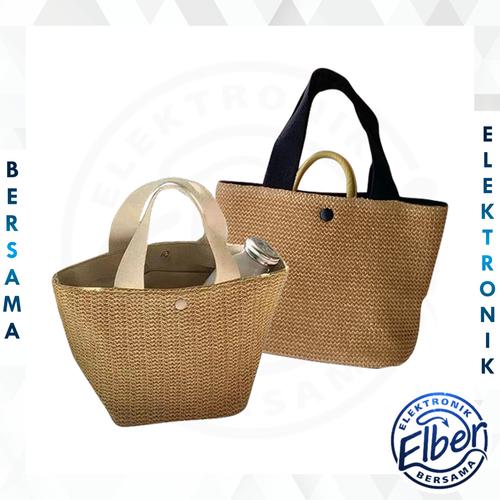 Promo ELBER - EL1409 Tas Anyaman Tas Retro Tas Anyaman Jerami Tas ...