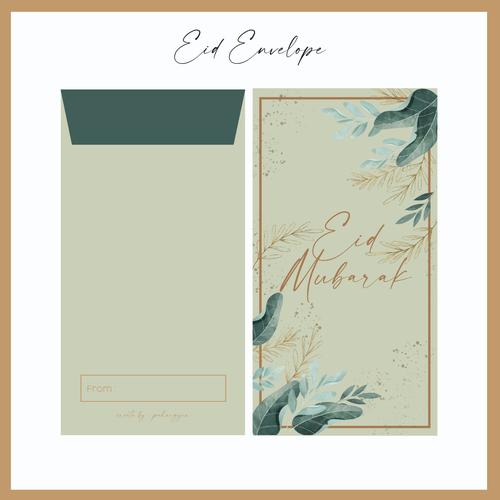 Jual Custom Envelope Amplop Eid Mubarak Lebaran/ Idul Fitri Premium ...