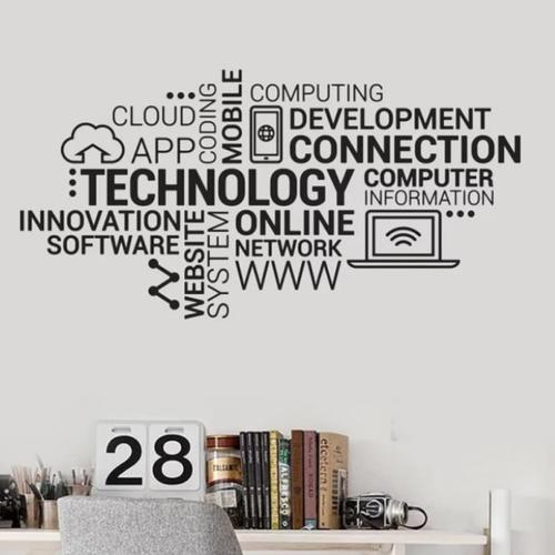 Jual Sticker Technology Teknologi Wall Stiker Kaca Dinding Rumah Kantor ...