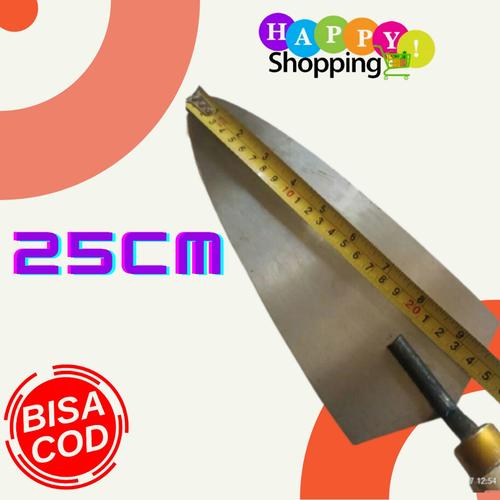Jual grosir sendok cetok semen STAINLESS ASLI 25 cm (reni)alat tukang ...