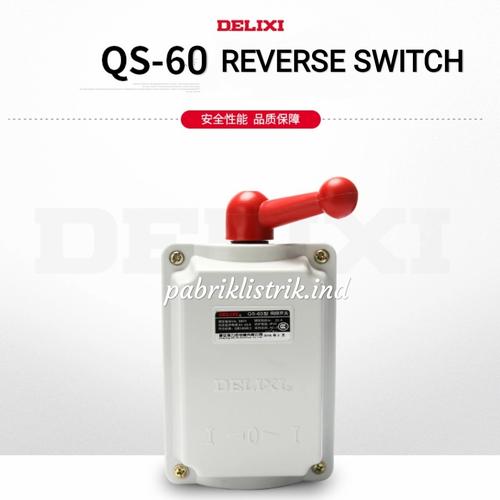 Jual Forward reverse selector switch 3P 60A maju mundur motor QS 60 ...